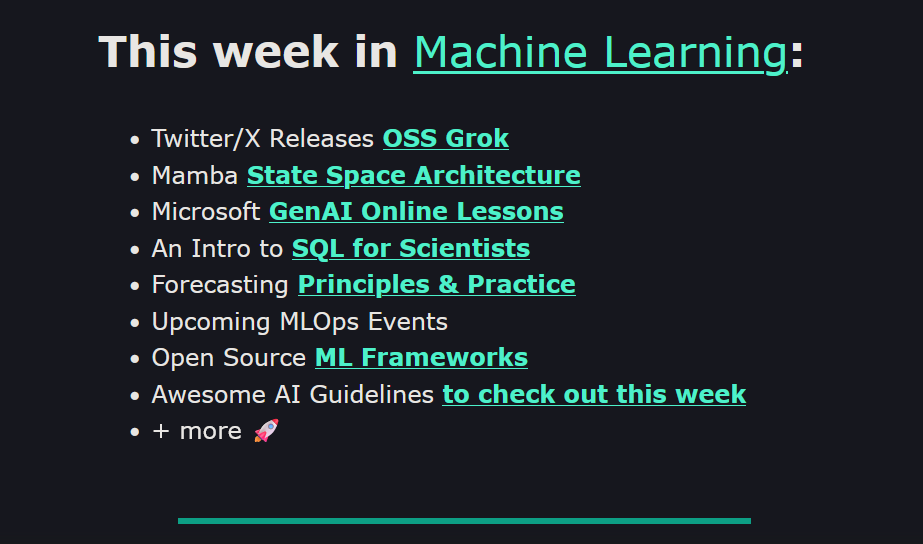 Issue #275 - The ML Engineer 🤖 Issue #275 - The ML Engineer 🤖
