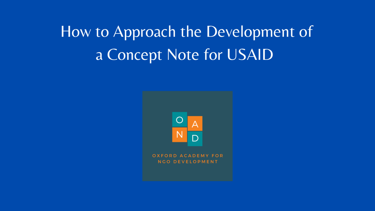 Mastering the Art of Developing a USAID Concept Note: Insider Tips by ... Mastering the Art of Developing a USAID Concept Note: Insider Tips by ...