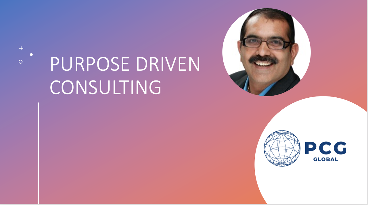 PURPOSE DRIVEN CONSULTING PURPOSE DRIVEN CONSULTING