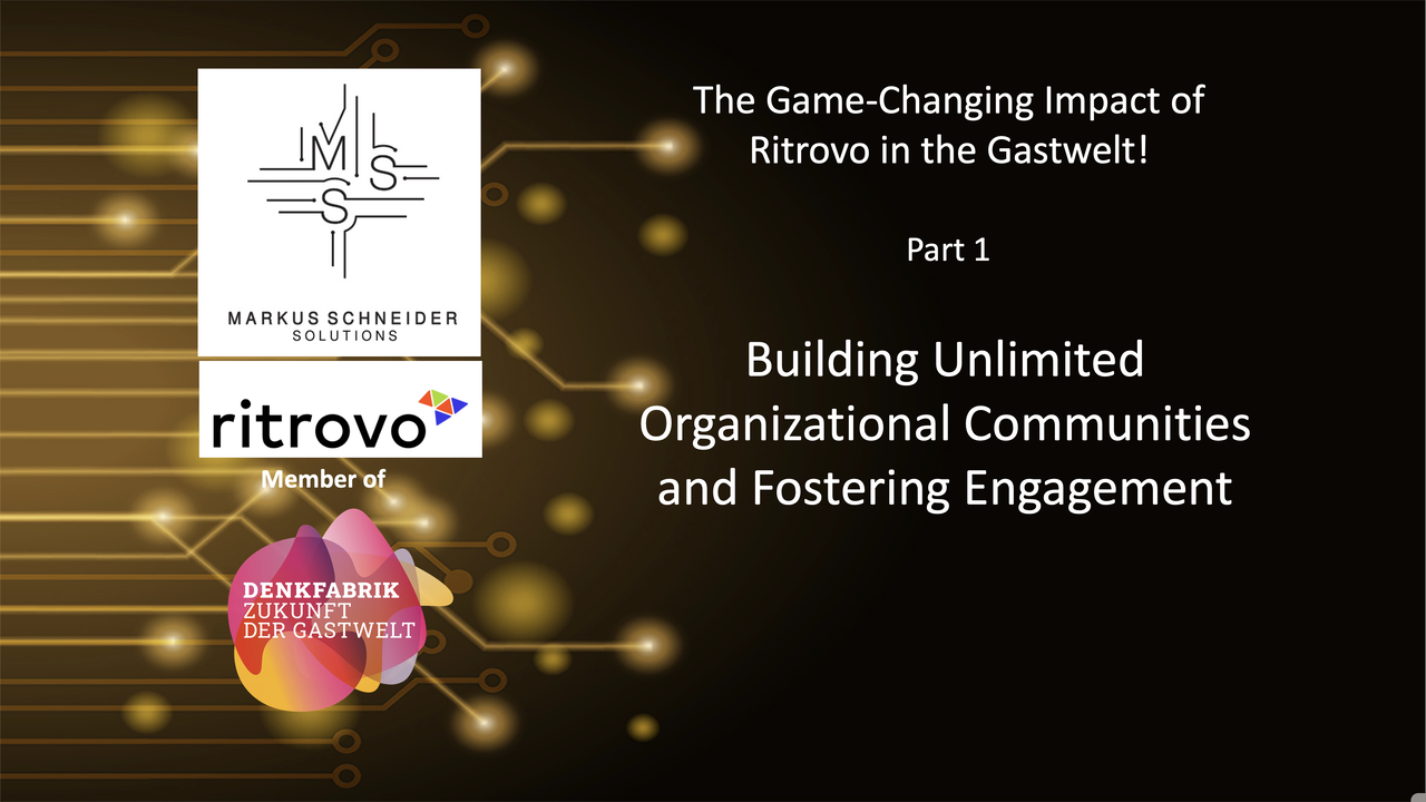 Building Unlimited Organizational Communities and Fostering Engagement Building Unlimited Organizational Communities and Fostering Engagement