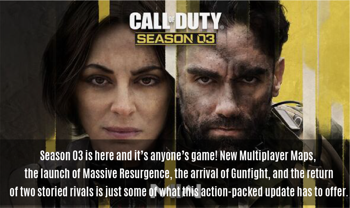 Excitement Builds as Call of Duty Launches Season 3 Excitement Builds as Call of Duty Launches Season 3