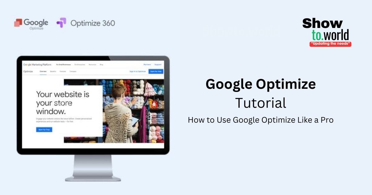 Google Optimize Tutorial Google Optimize Tutorial