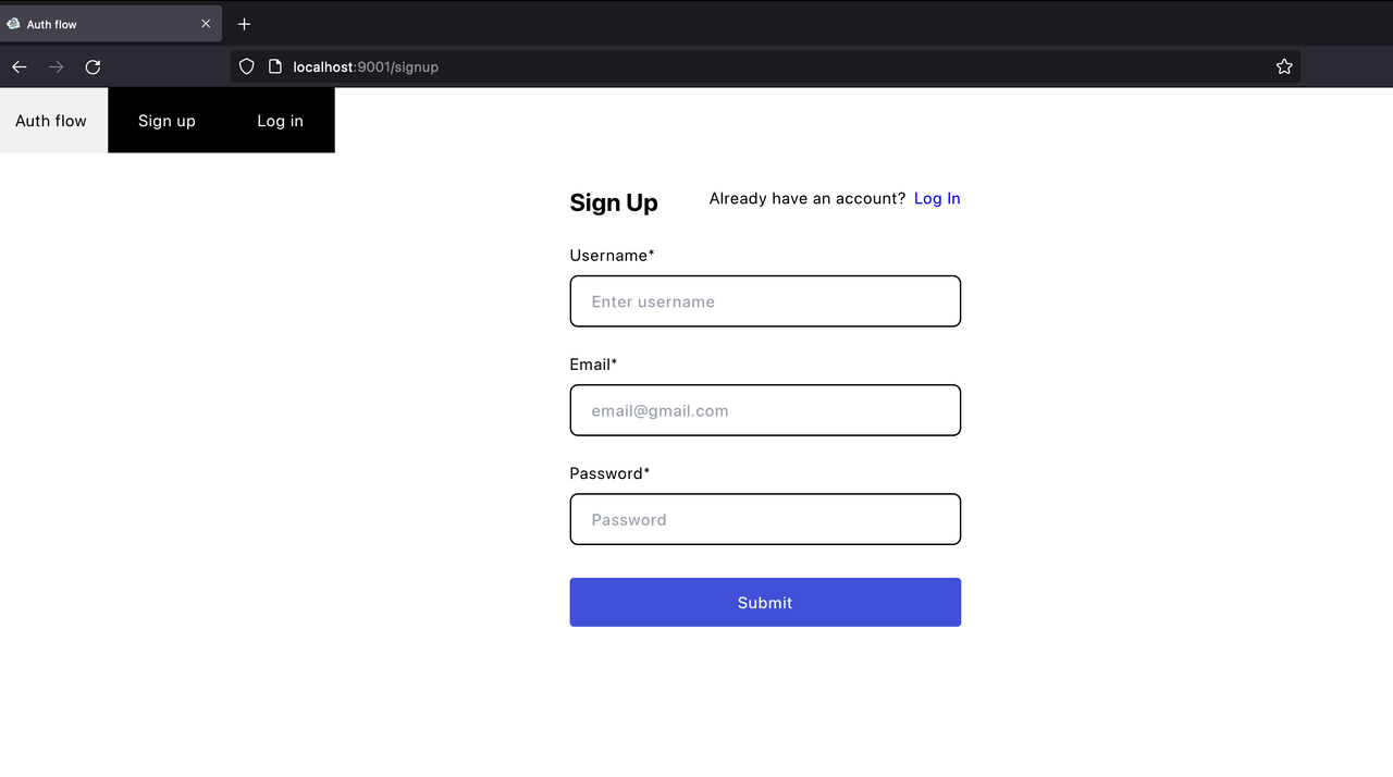 JWT authentication using Golang & React JWT authentication using Golang & React