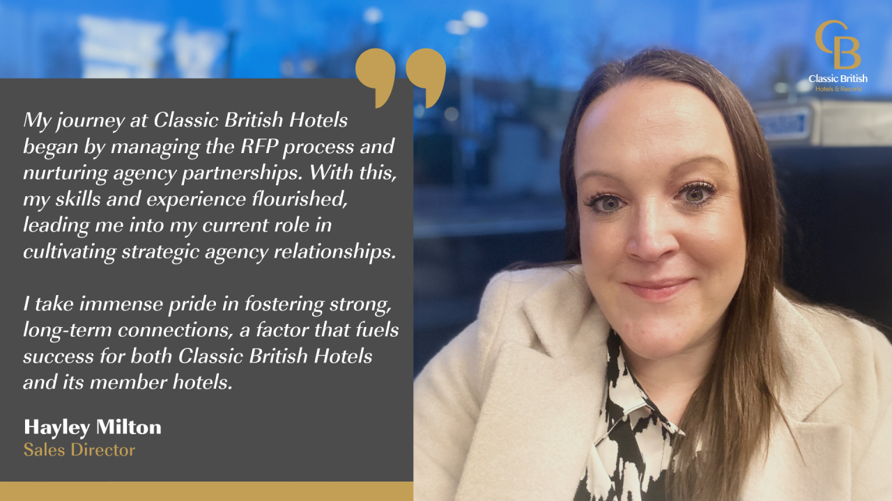 Employee Spotlight – Hayley Milton, Sales Director Employee Spotlight – Hayley Milton, Sales Director