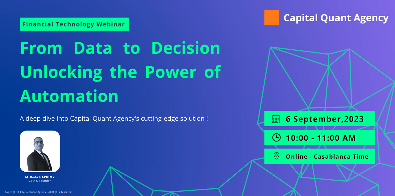 WEBINAR .: From Data to Decision Unlocking the Power of Automation WEBINAR .: From Data to Decision Unlocking the Power of Automation