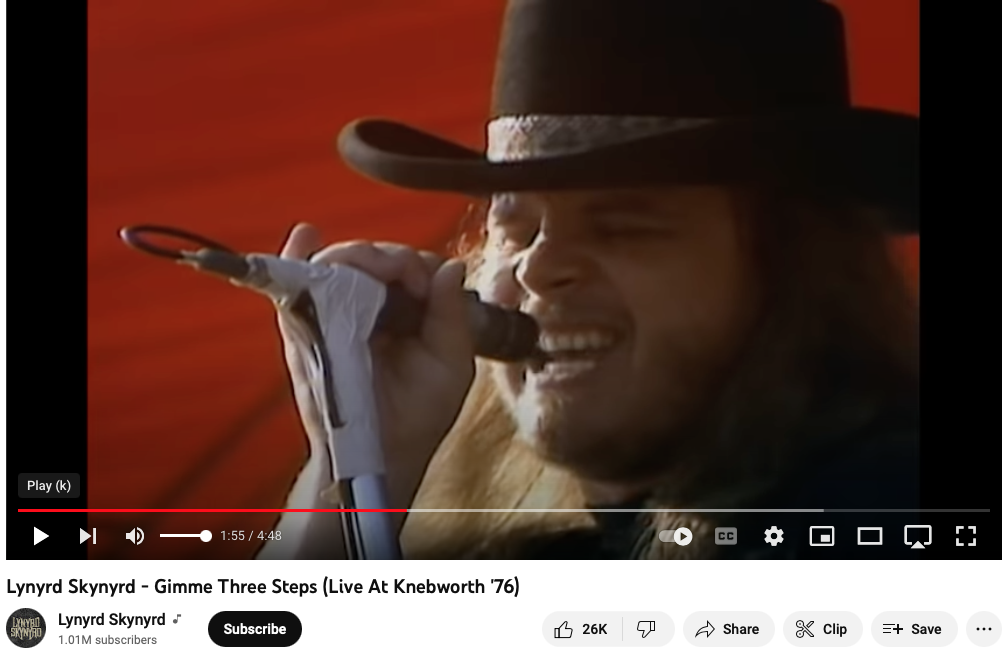 Gimme Three Steps Gimme Three Steps