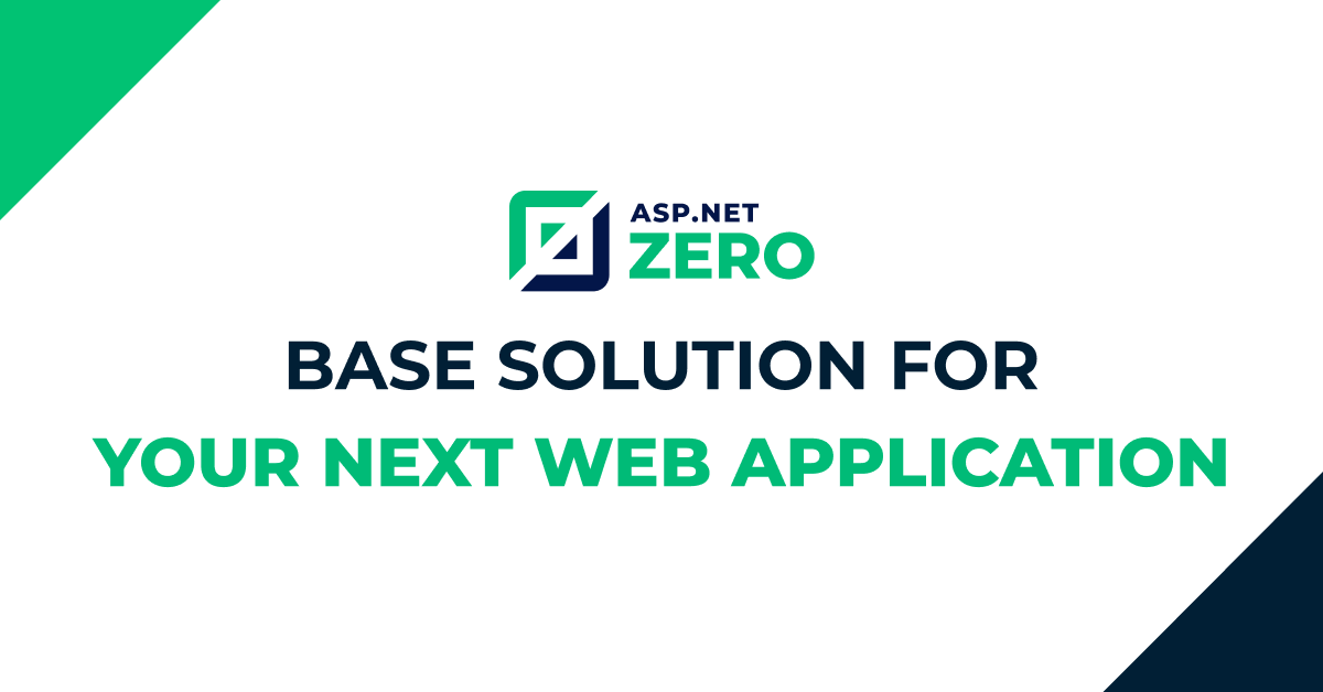Why ASP.NET Zero? Why ASP.NET Zero?