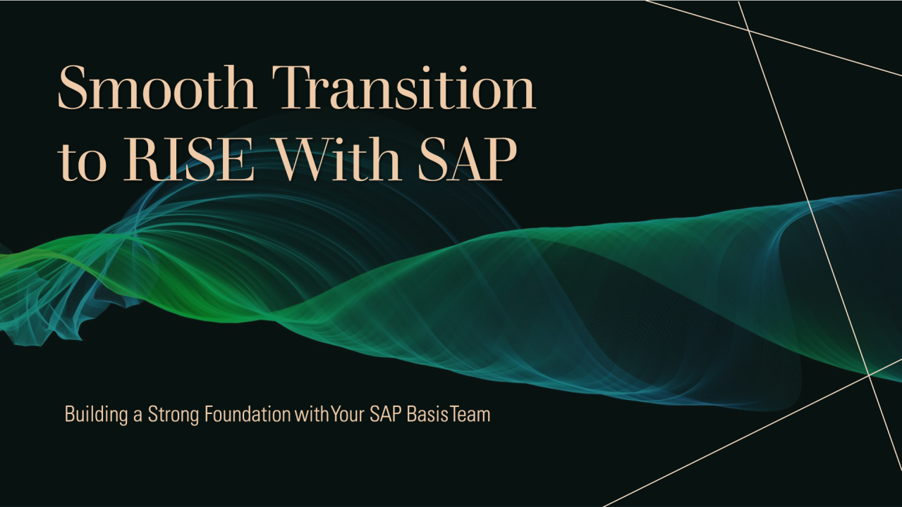 Migrating to RISE with SAP? Building a Smooth Transition with Your SAP ... Migrating to RISE with SAP? Building a Smooth Transition with Your SAP ...