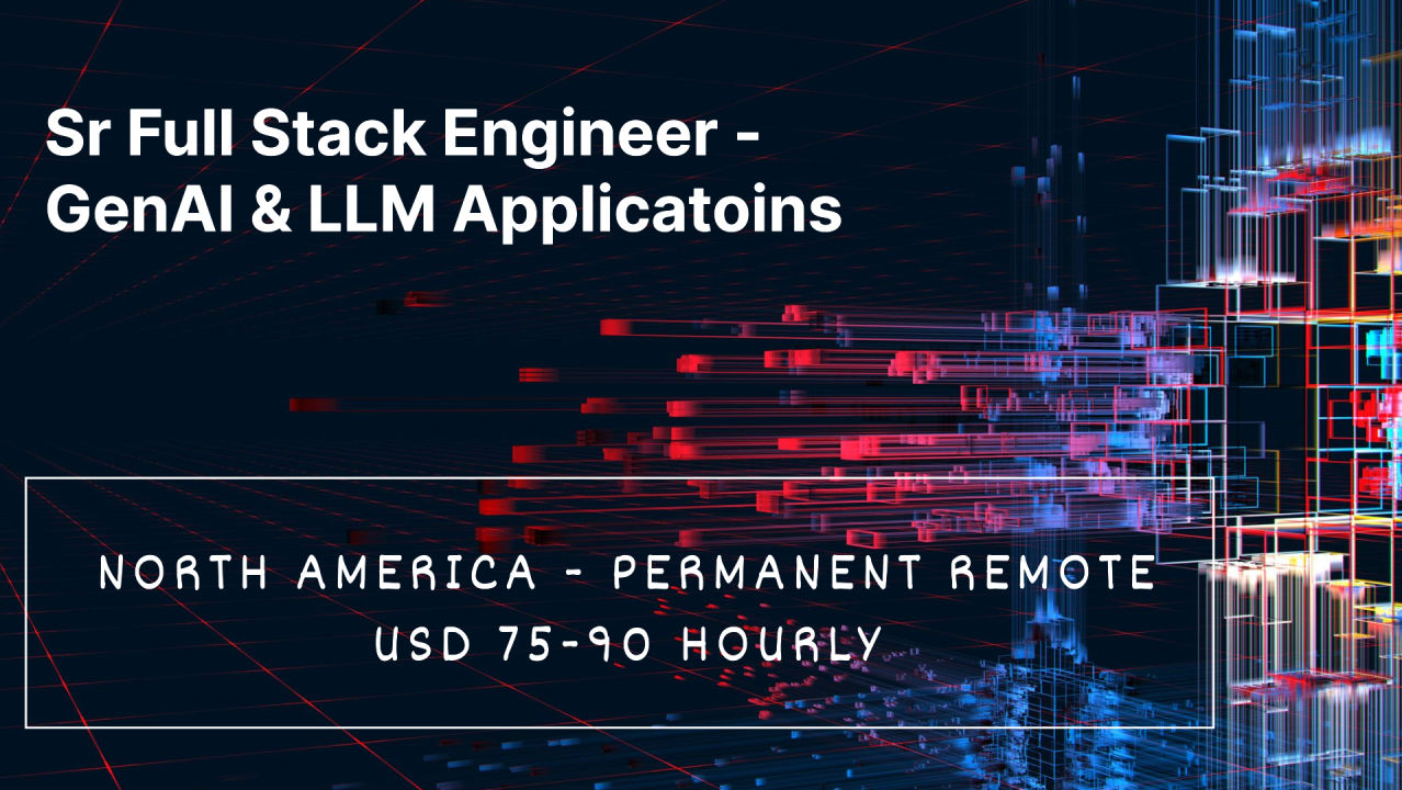 Sr Full Stack Engineer Sr Full Stack Engineer