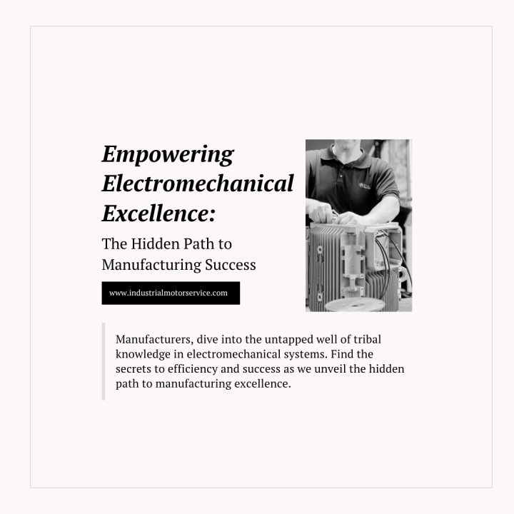 Empowering Electromechanical Excellence: Unveiling the Hidden Path to ... Empowering Electromechanical Excellence: Unveiling the Hidden Path to ...