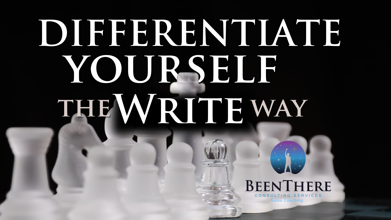 Differentiate yourself the Write way Differentiate yourself the Write way