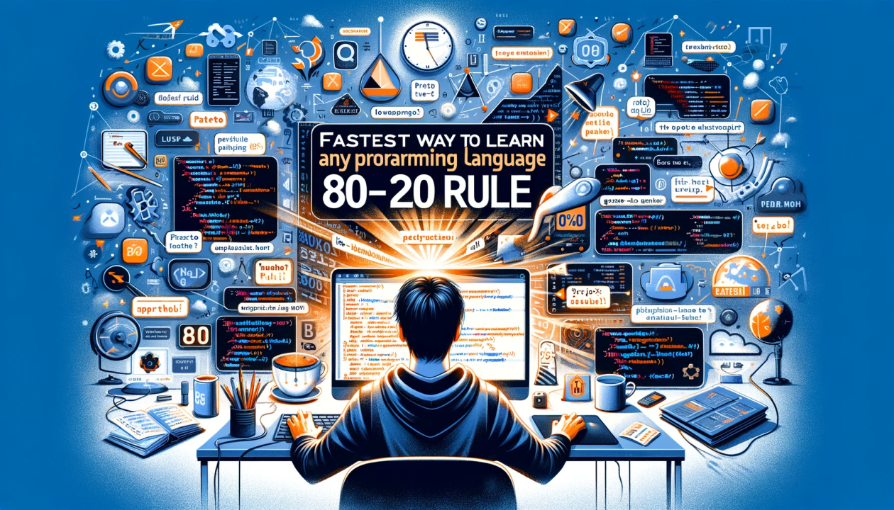 Fastest Way to Learn ANY Programming Language: 80–20 rule Fastest Way to Learn ANY Programming Language: 80–20 rule