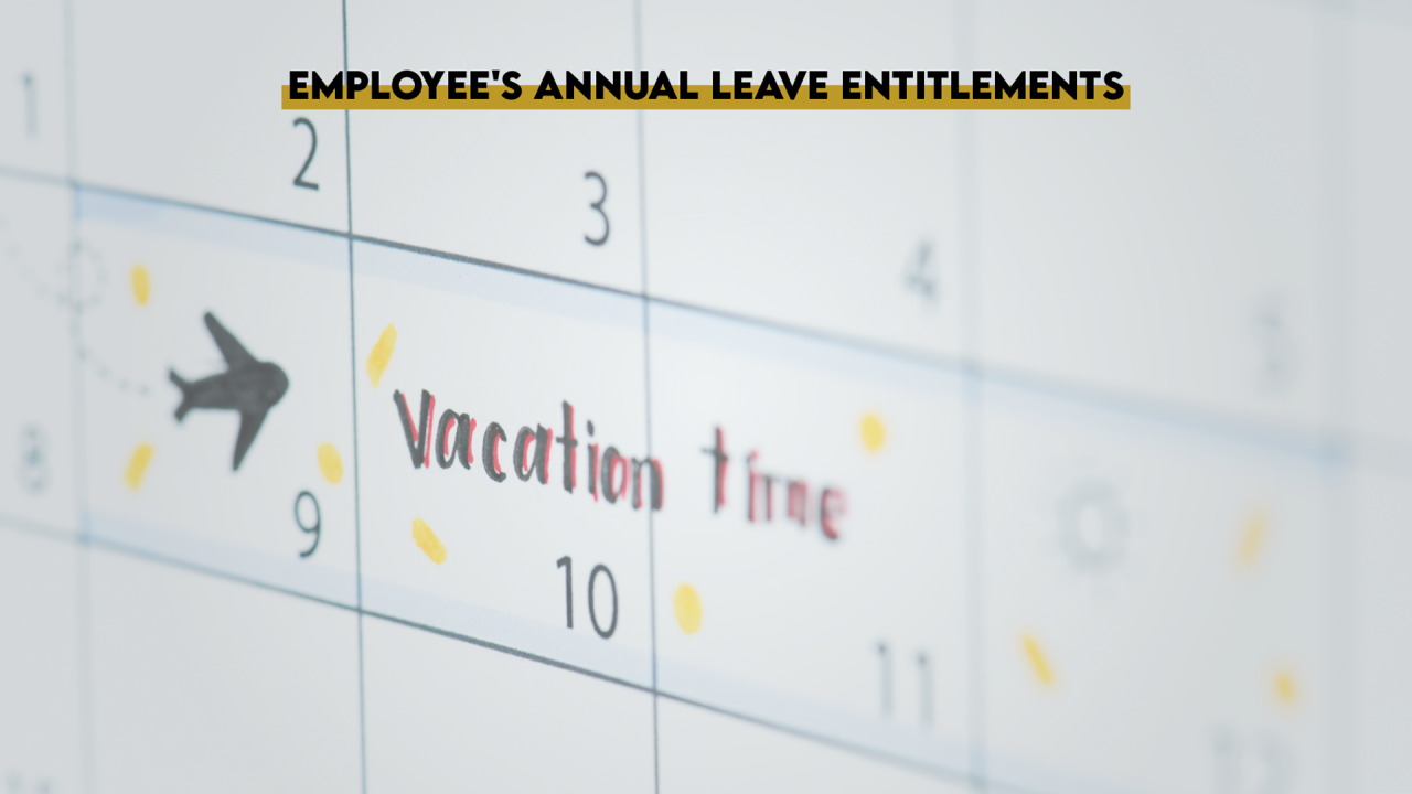 Employee's Annual Leave Entitlements Employee's Annual Leave Entitlements