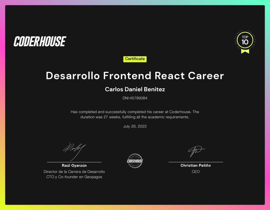 Frontend React Career Frontend React Career