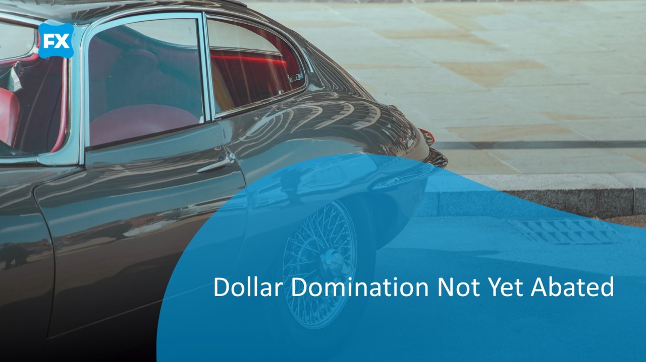 Dollar Domination Not Yet Abated Dollar Domination Not Yet Abated