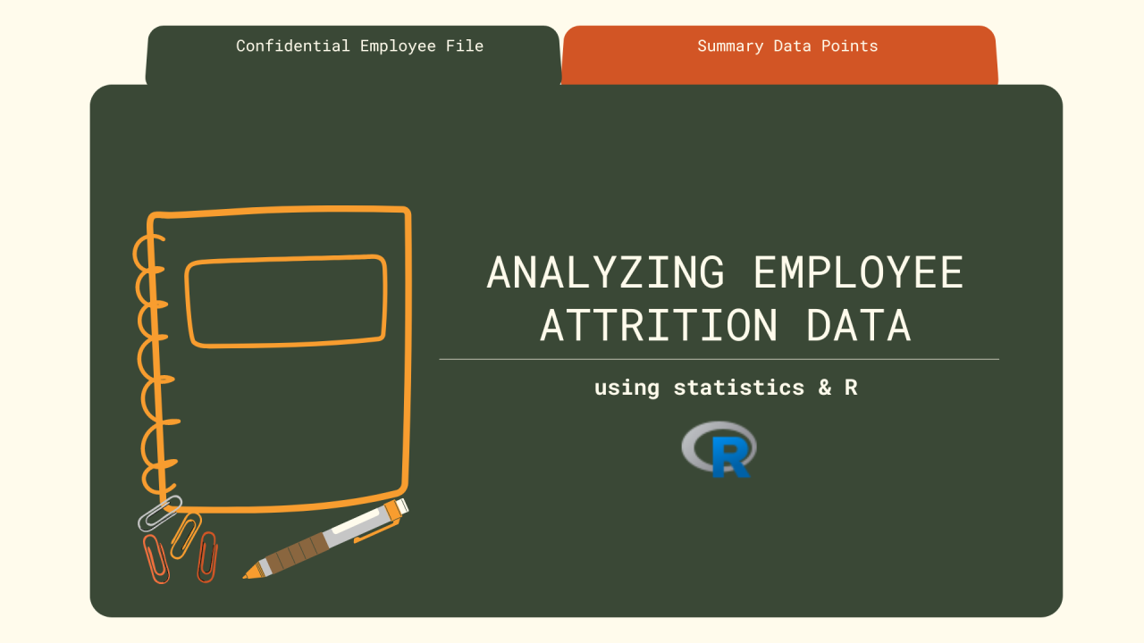 Analyzing Employee Attrition Data Using Statistics & R Analyzing Employee Attrition Data Using Statistics & R