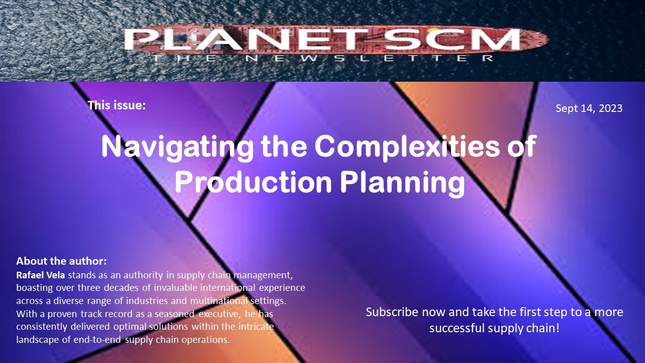 Navigating the Complexities of Production Planning Navigating the Complexities of Production Planning