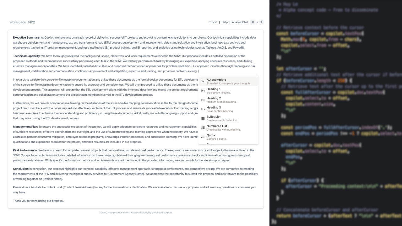 Building autocomplete text editor using AI Building autocomplete text editor using AI