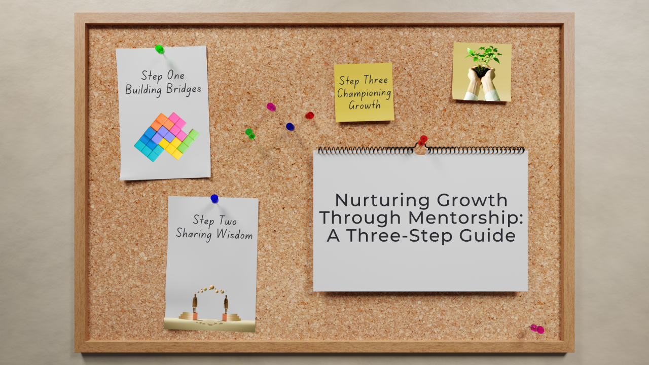 Nurturing Growth Through Mentorship: A Three-Step Guide Nurturing Growth Through Mentorship: A Three-Step Guide