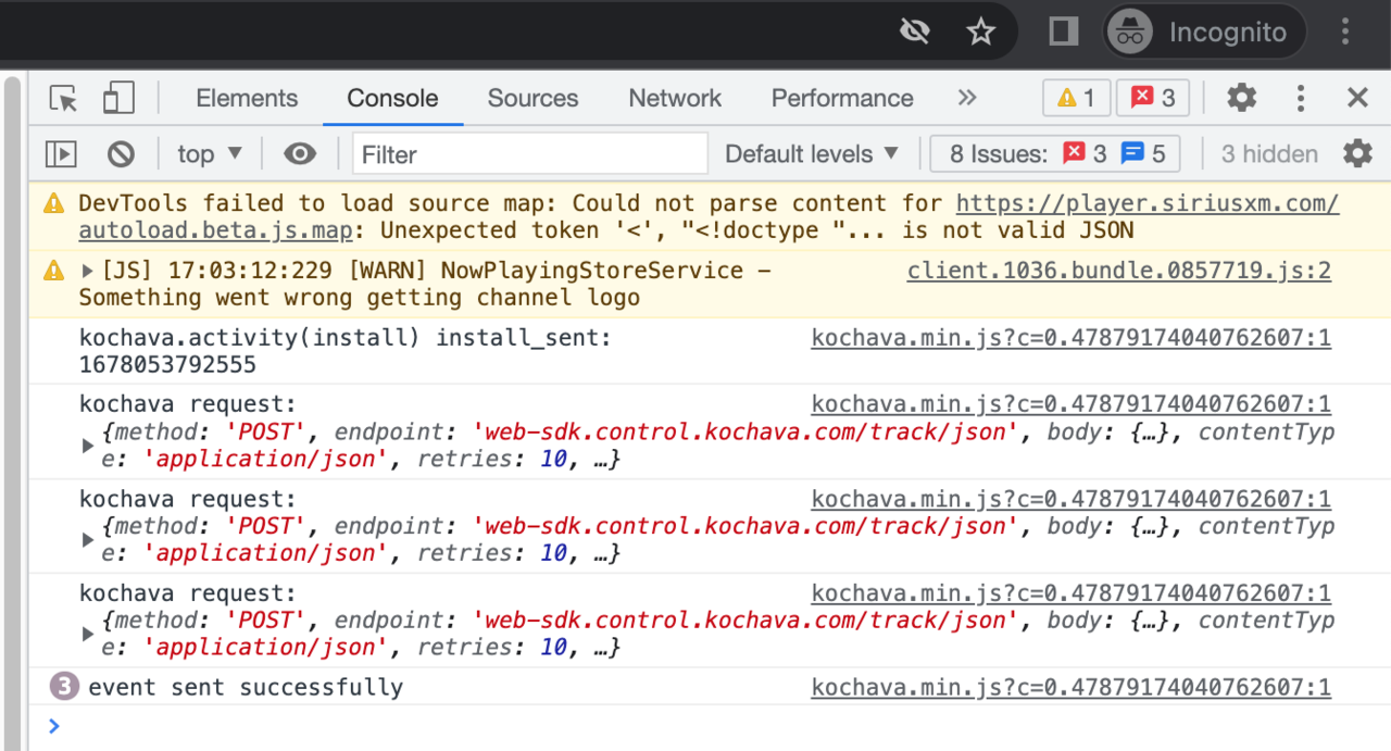 Collecting DevTools Console Logs Collecting DevTools Console Logs