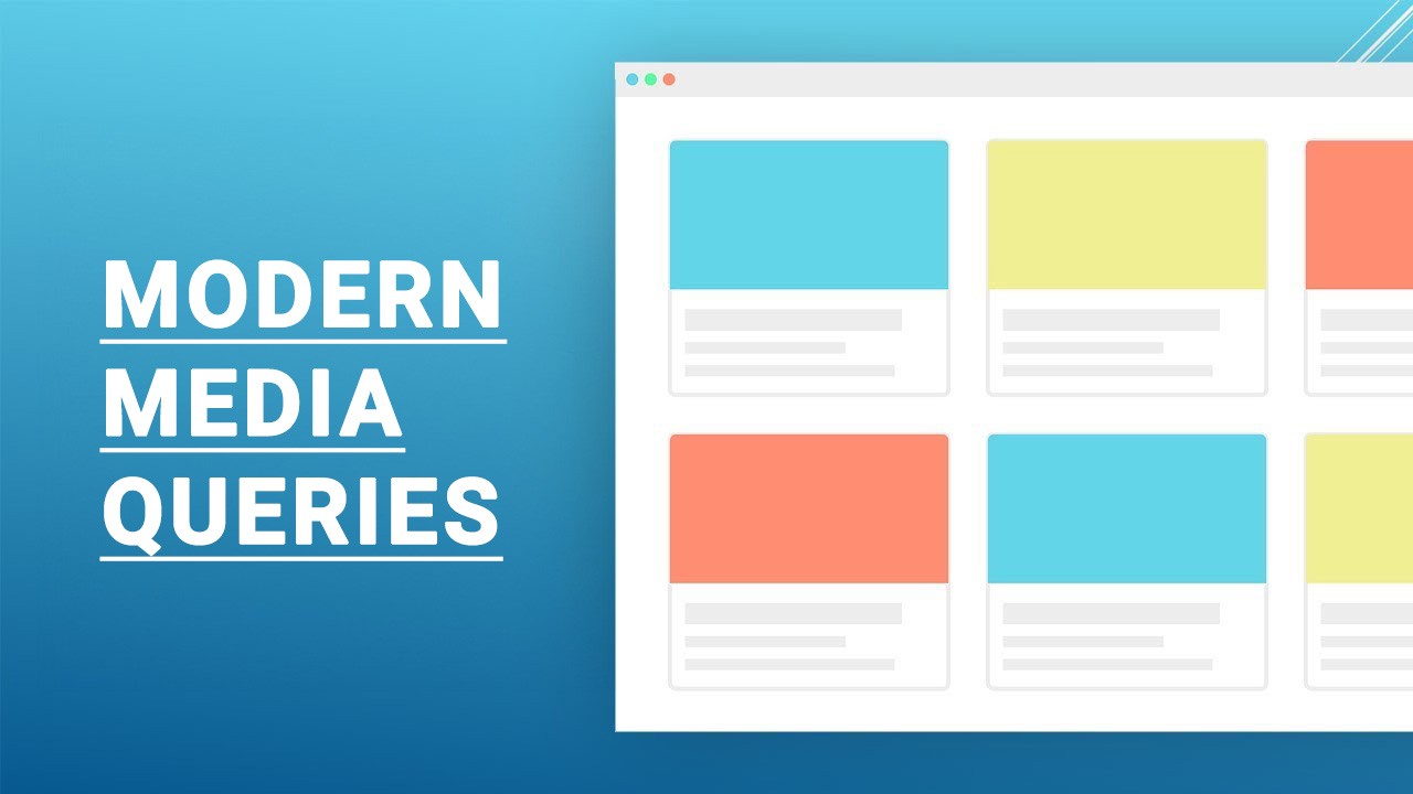 Modern CSS media queries Modern CSS media queries
