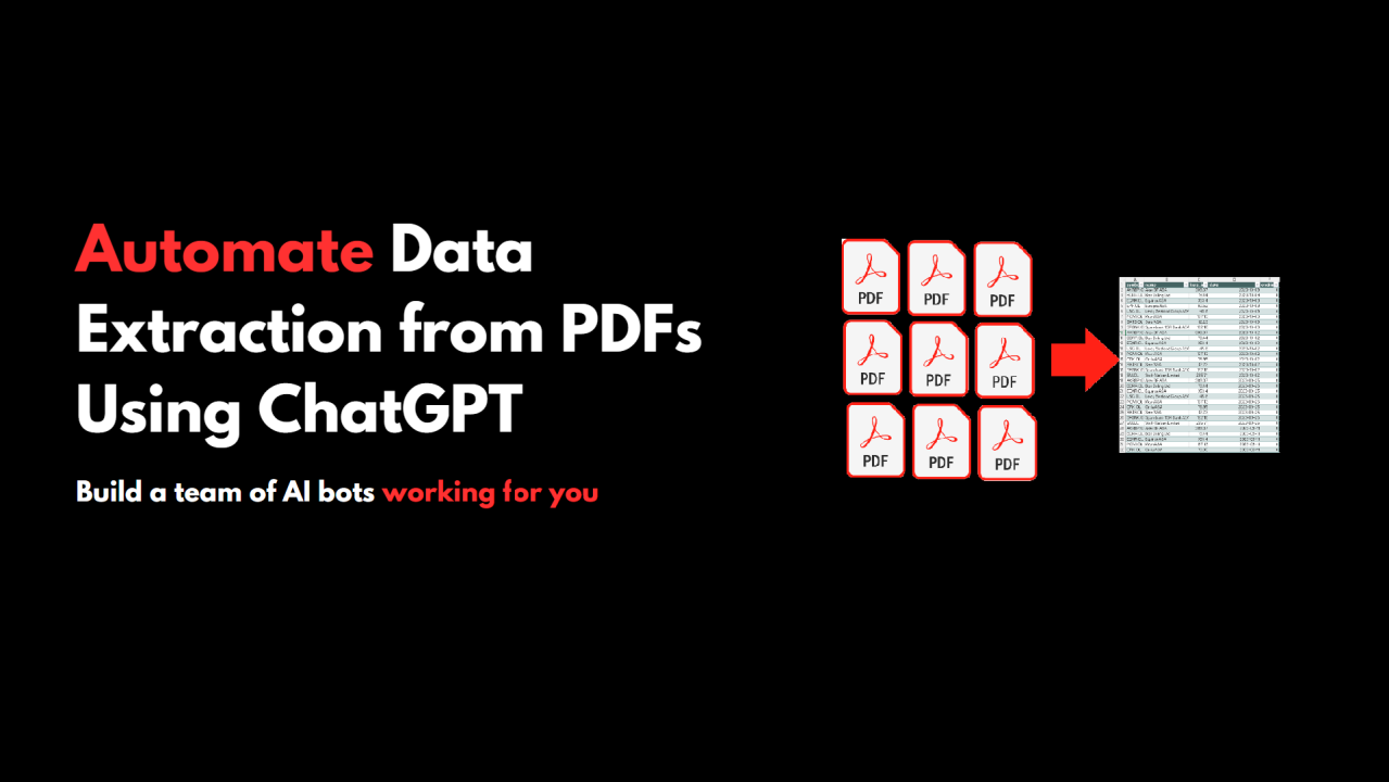 Automate Data Extraction from PDFs Using ChatGPT: A Real-World Use Case Automate Data Extraction from PDFs Using ChatGPT: A Real-World Use Case