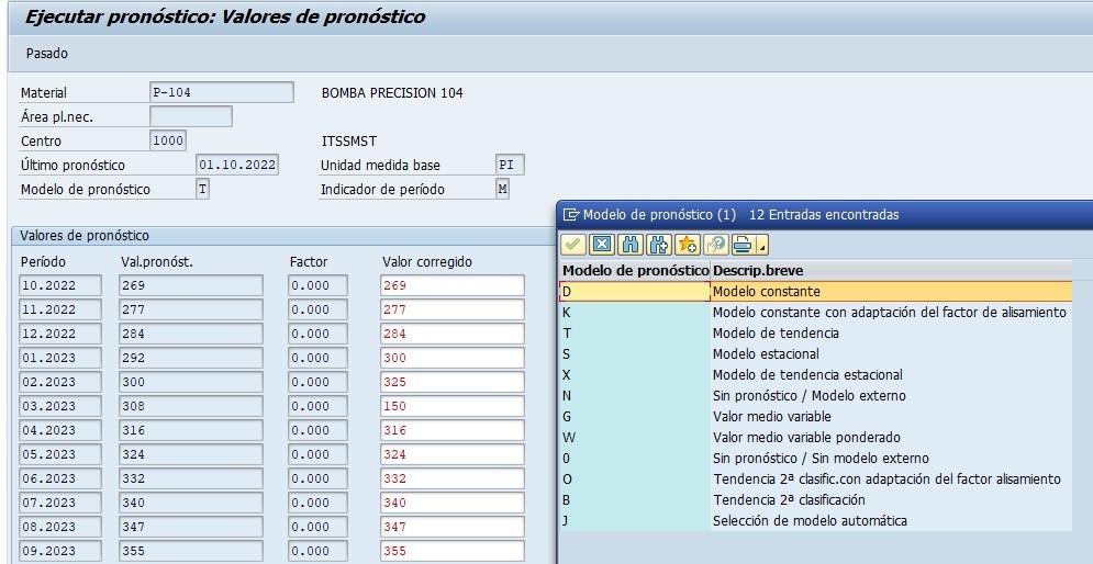 SAP Forecasting SAP Forecasting