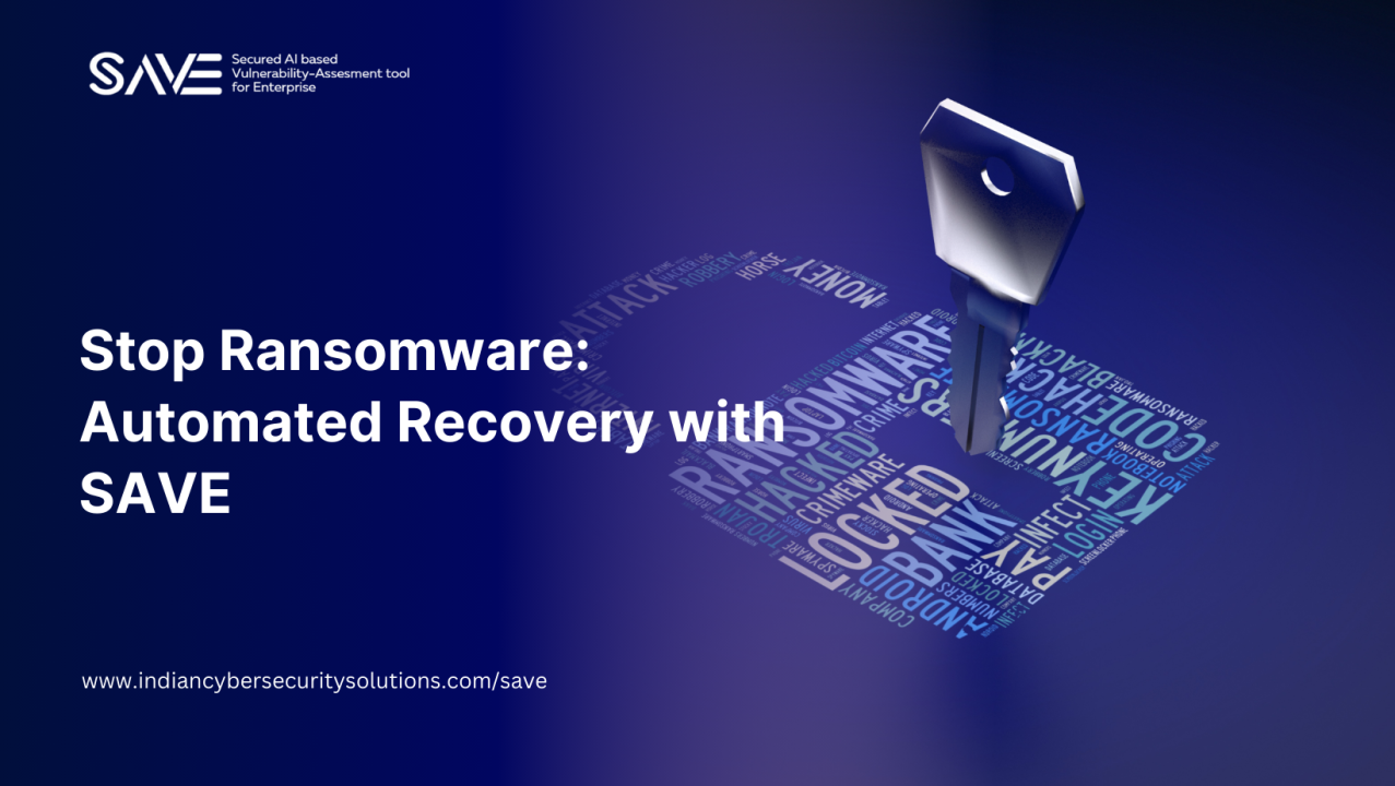 Stop Ransomware: Automated Recovery with SAVE Stop Ransomware: Automated Recovery with SAVE