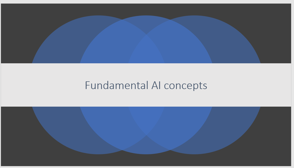 Fundamental AI concepts Fundamental AI concepts