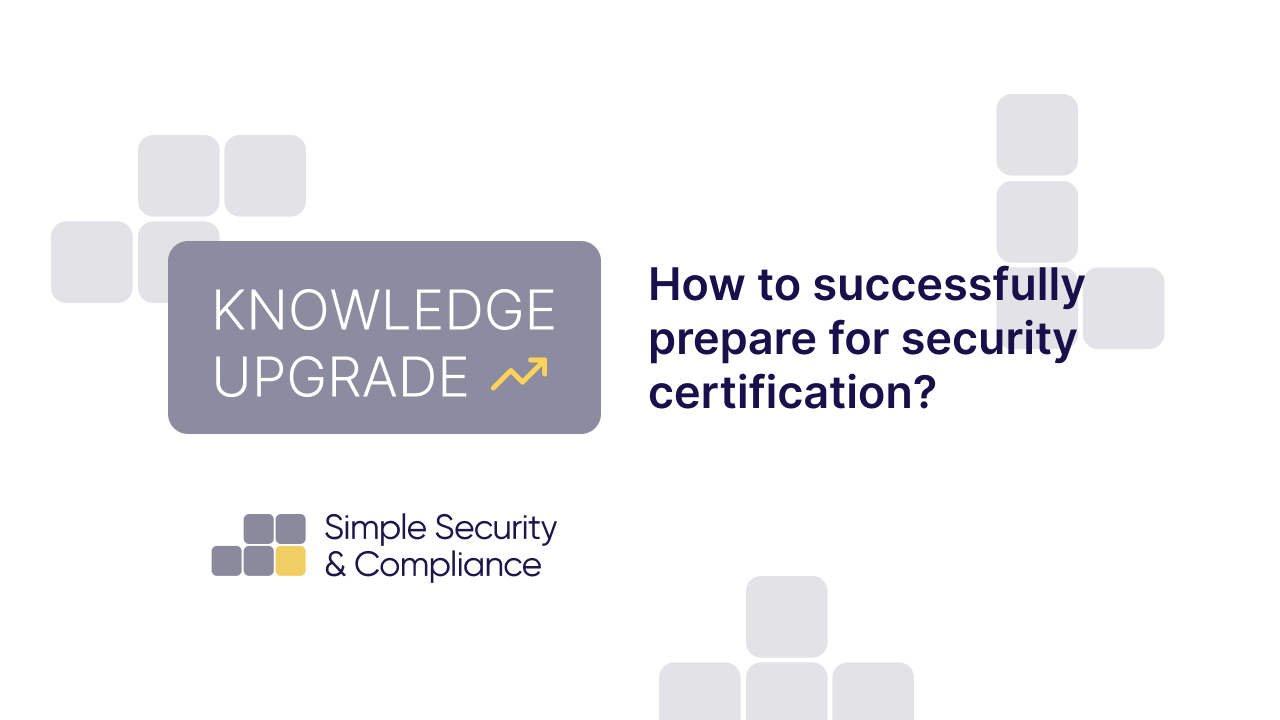 How to successfully prepare for security certification? How to successfully prepare for security certification?