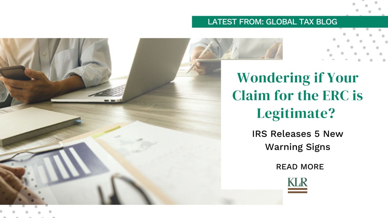 Wondering if Your Claim for the ERC is Legitimate? IRS Releases 5 New ... Wondering if Your Claim for the ERC is Legitimate? IRS Releases 5 New ...