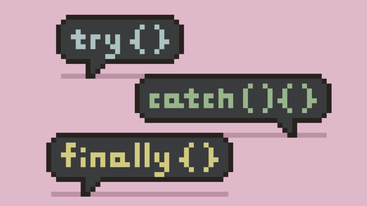 Try-catch-finally pattern in the simplest human and machine language Try-catch-finally pattern in the simplest human and machine language