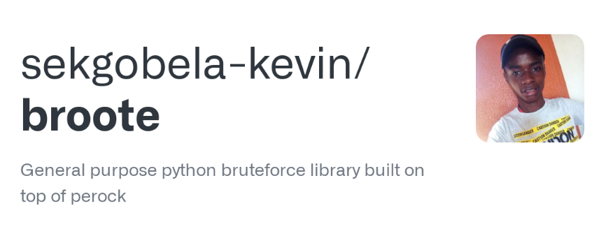 Python brute-force with broote library Python brute-force with broote library