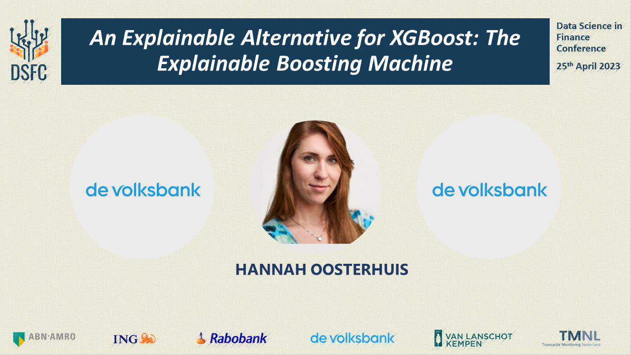 AN EXPLAINABLE ALTERNATIVE FOR XGBOOST: THE EXPLAINABLE BOOSTING MACHINE AN EXPLAINABLE ALTERNATIVE FOR XGBOOST: THE EXPLAINABLE BOOSTING MACHINE