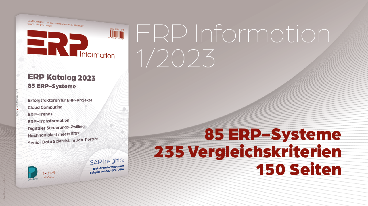 ERP Information: 85 ERP-Systeme im Vergleich! ERP Information: 85 ERP-Systeme im Vergleich!