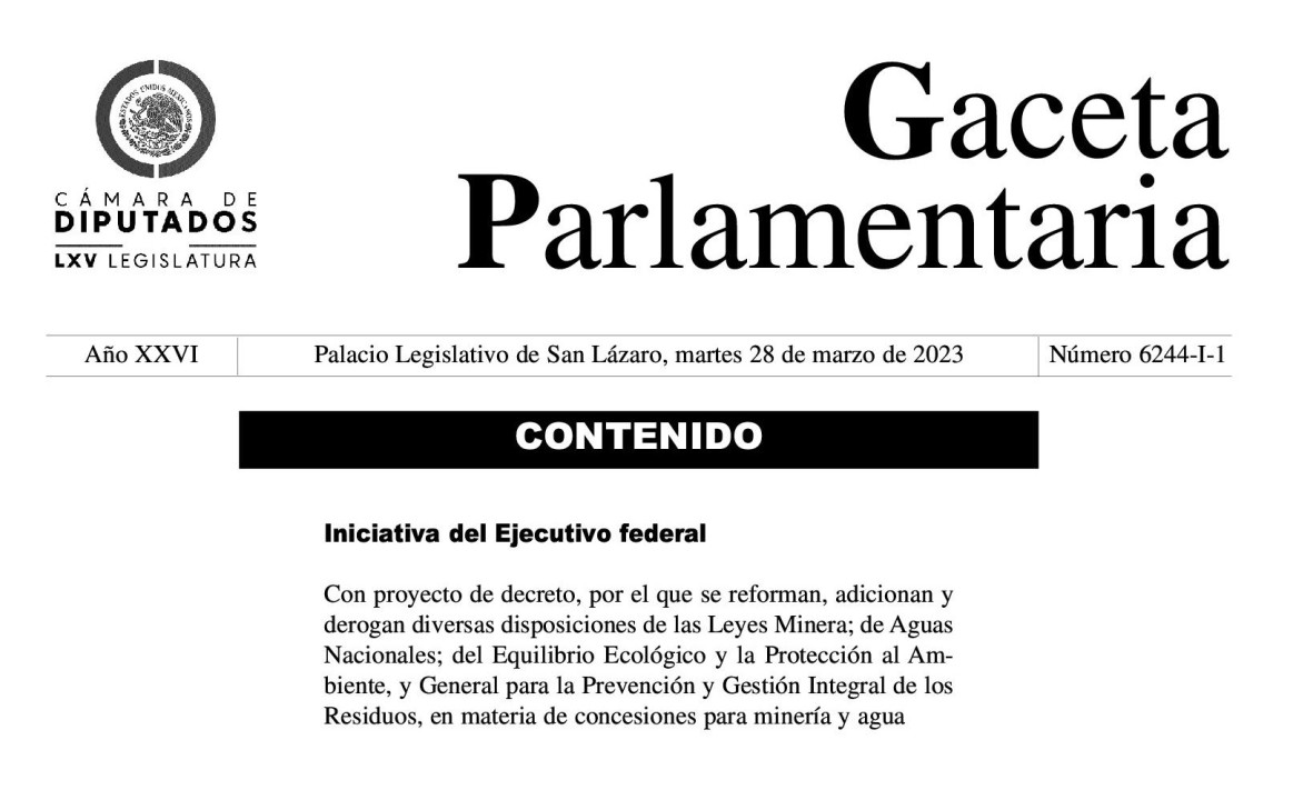 Sobre Los Cambios Propuestos a la Ley Minera en México Sobre Los Cambios Propuestos a la Ley Minera en México