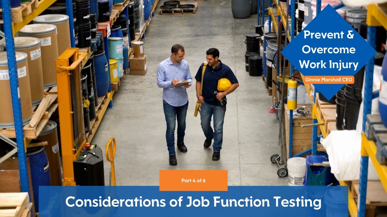 Considerations of Job Function Testing Considerations of Job Function Testing