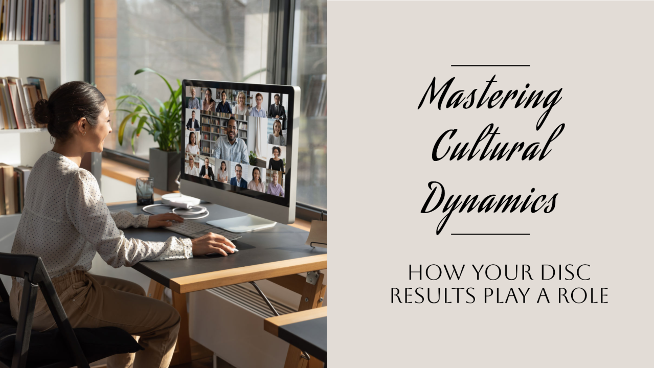 Navigating Cultural Dynamics with DISC results. Navigating Cultural Dynamics with DISC results.