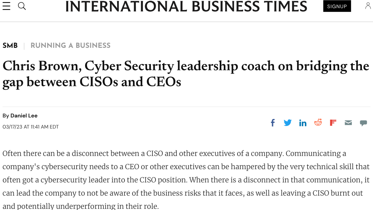 Bridging the gap between CISOs and CEOs Bridging the gap between CISOs and CEOs