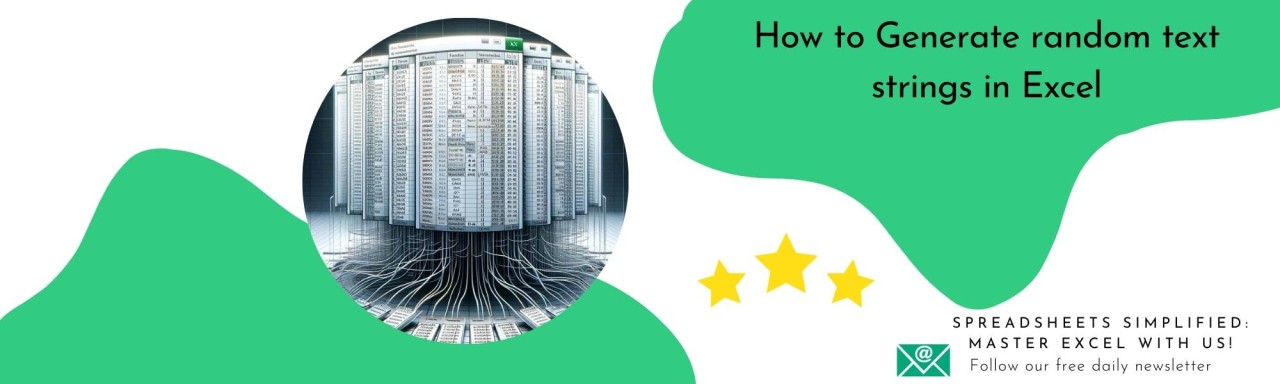 How to Generate random text strings in Excel How to Generate random text strings in Excel
