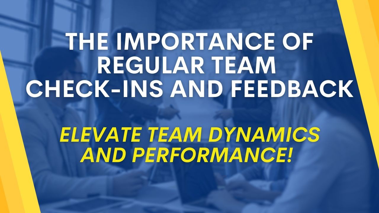 🚀🗣️ The Importance of Regular Team Check-ins and Feedback: Elevate Team ... 🚀🗣️ The Importance of Regular Team Check-ins and Feedback: Elevate Team ...