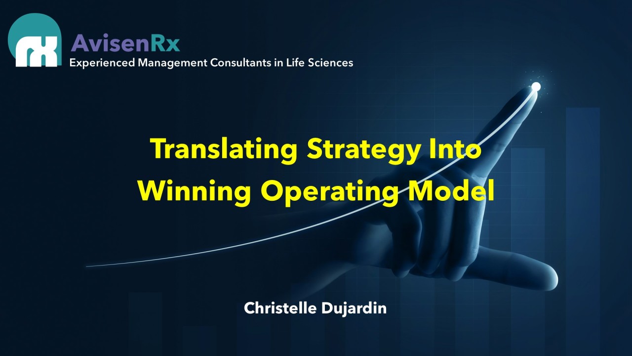 Translating Strategy Into Winning Operating Model Translating Strategy Into Winning Operating Model