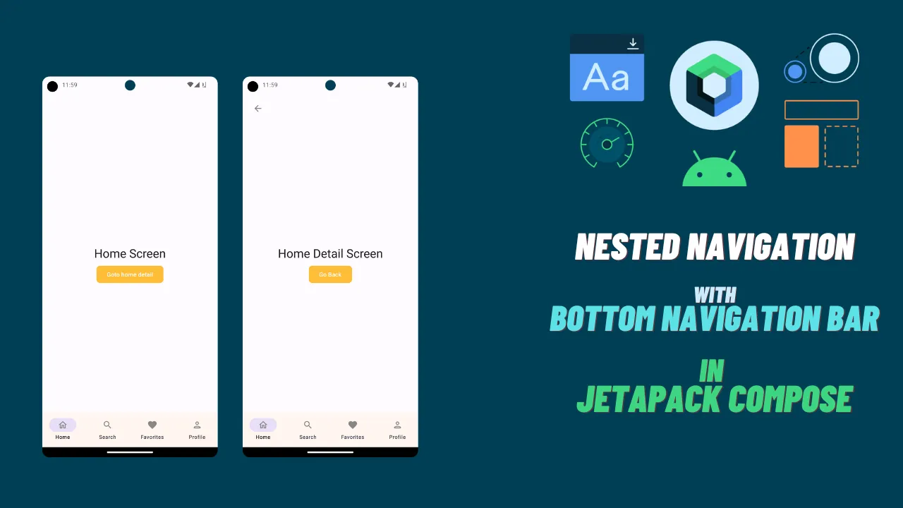 Implement Nested navigation with the Bottom Navigation Bar in Android ... Implement Nested navigation with the Bottom Navigation Bar in Android ...