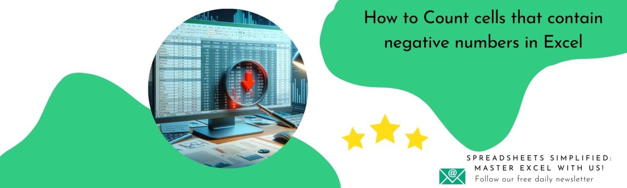 How to Count cells that contain negative numbers in Excel How to Count cells that contain negative numbers in Excel