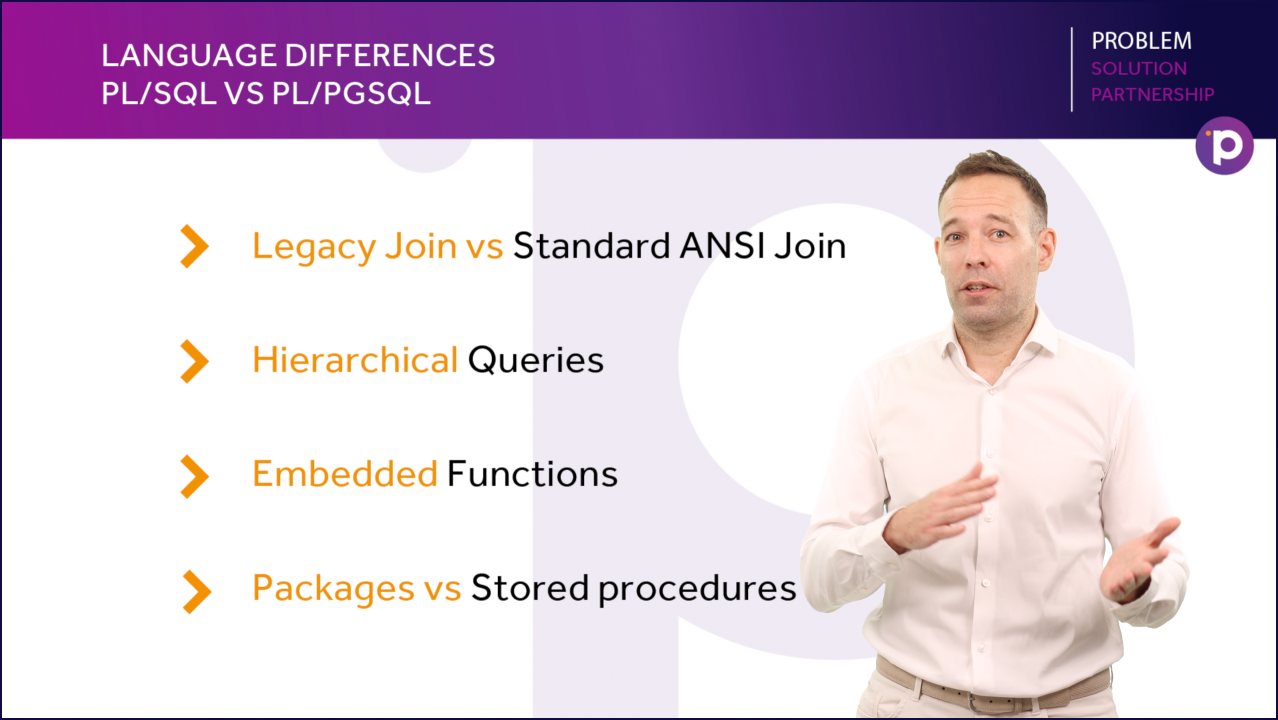 Oracle to PostgreSQL migration challenges - The Language Differences Oracle to PostgreSQL migration challenges - The Language Differences