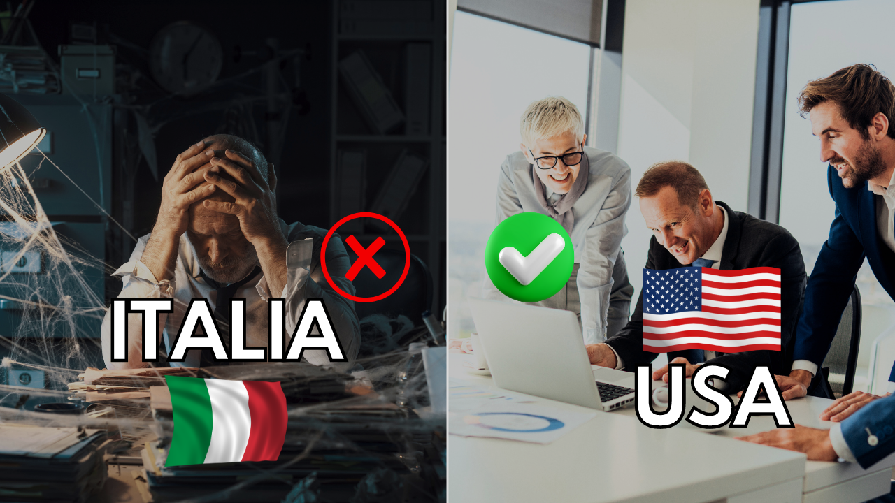 Le Differenze tra SOCIETÀ Italiane e Americane Le Differenze tra SOCIETÀ Italiane e Americane