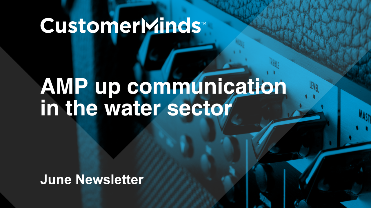 The 5Cs of Customer Communication in the water sector The 5Cs of Customer Communication in the water sector