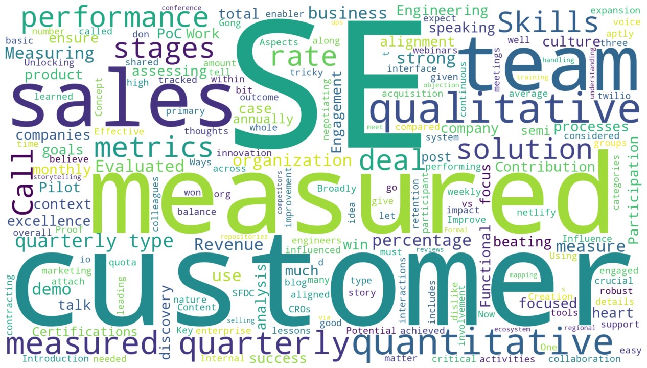 Unlocking Solutions Engineering Potential: Effective Ways to Measure ... Unlocking Solutions Engineering Potential: Effective Ways to Measure ...