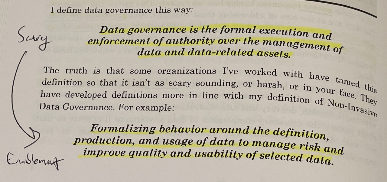 Chapter 1: Non-Invasive Data Governance Chapter 1: Non-Invasive Data Governance